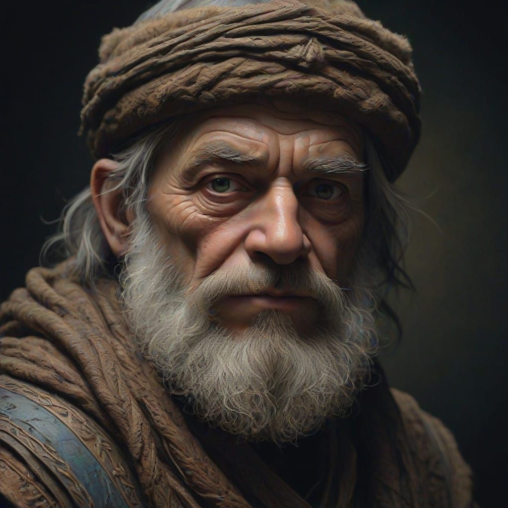 Grizzled Gruff Dwarf Rune Carver - Rugged Dwarf Rune Carver ...