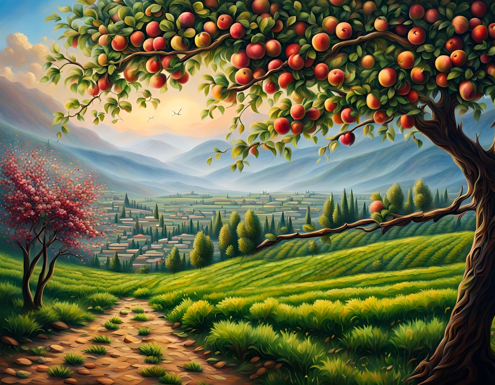 Apple Tree - AI Generated Artwork - NightCafe Creator