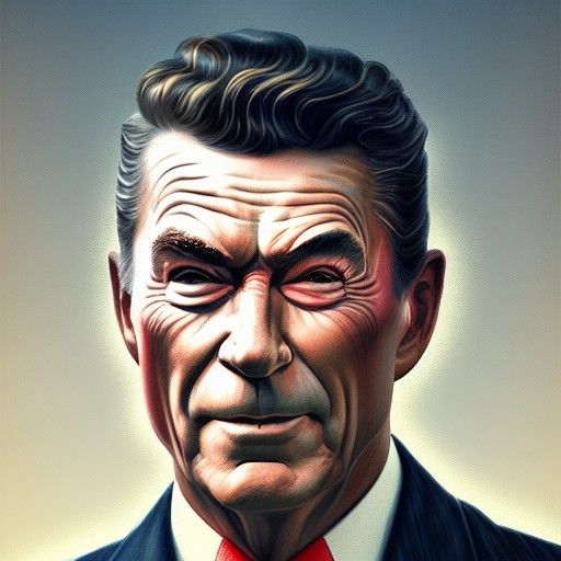 Ronald Regan - AI Generated Artwork - NightCafe Creator