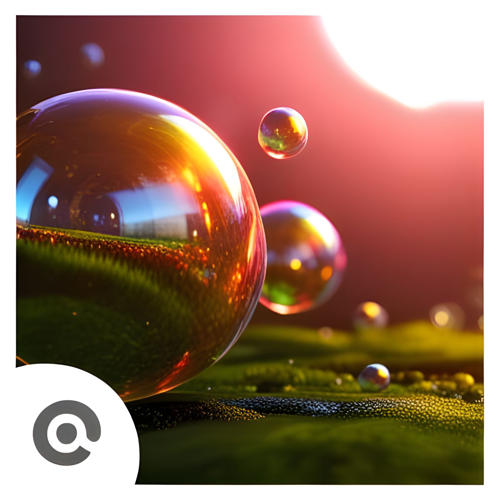 3D bubbles - AI Generated Artwork - NightCafe Creator