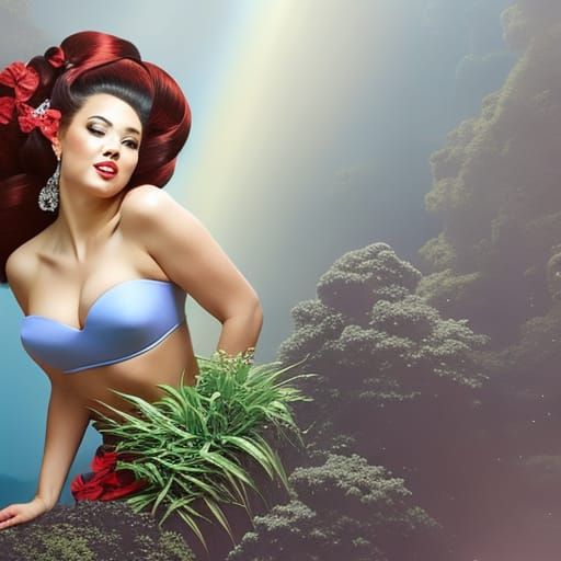 hyperborean pinup - AI Generated Artwork - NightCafe Creator