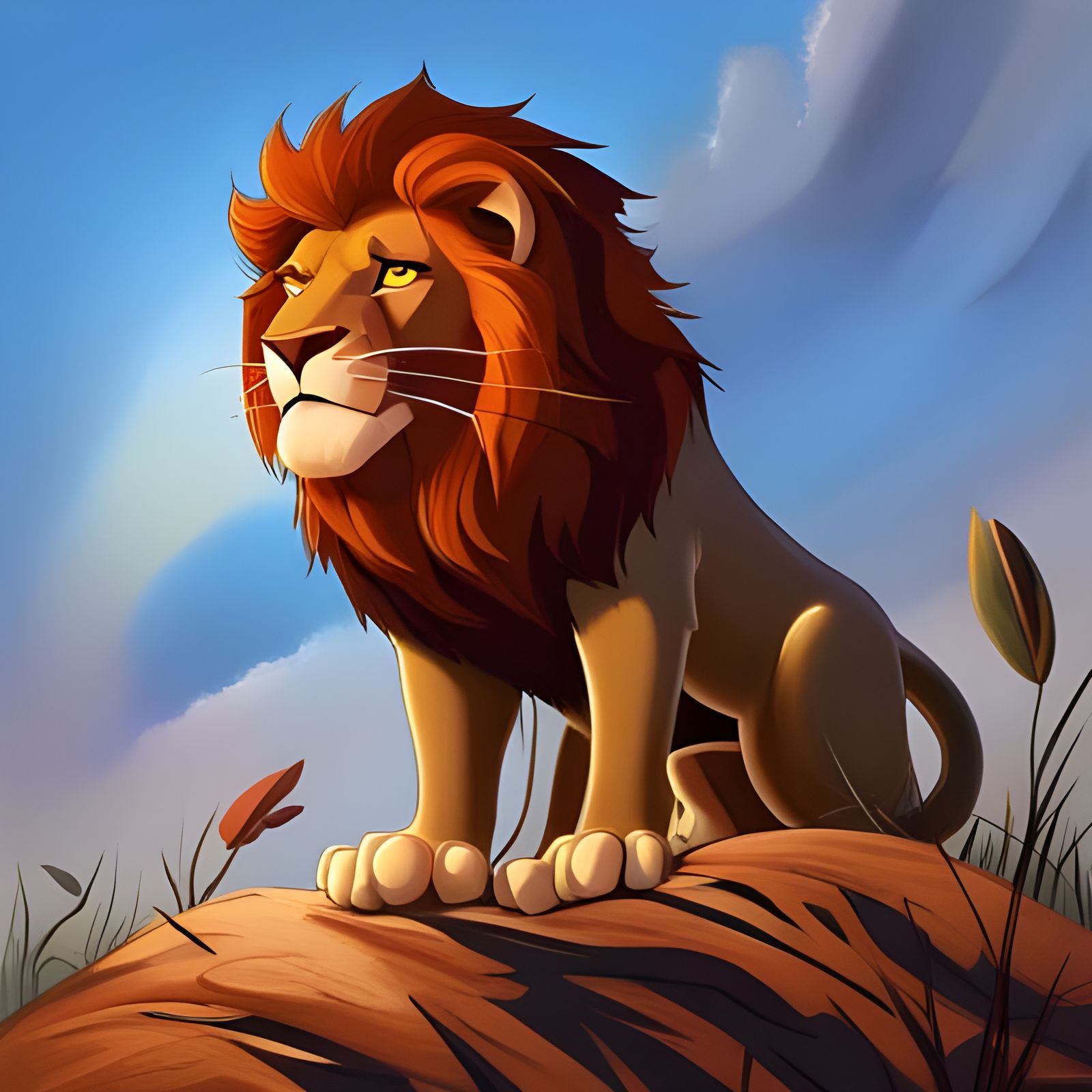 Fathers and Father Figures: Mufasa, Simba’s father, “The Lion King ...