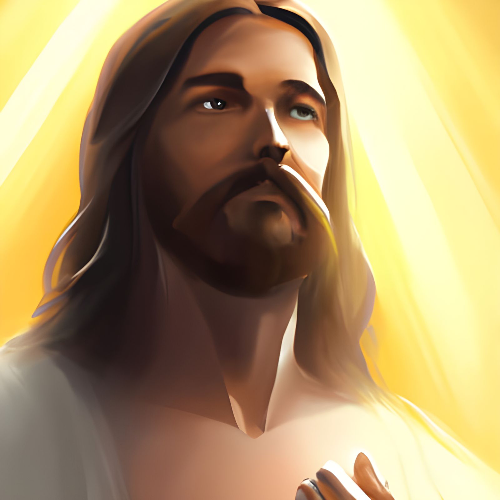 Jesus Christ - AI Generated Artwork - NightCafe Creator