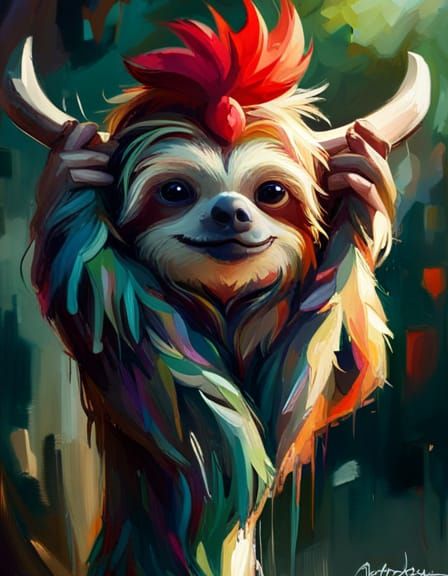 Sloth - AI Generated Artwork - NightCafe Creator