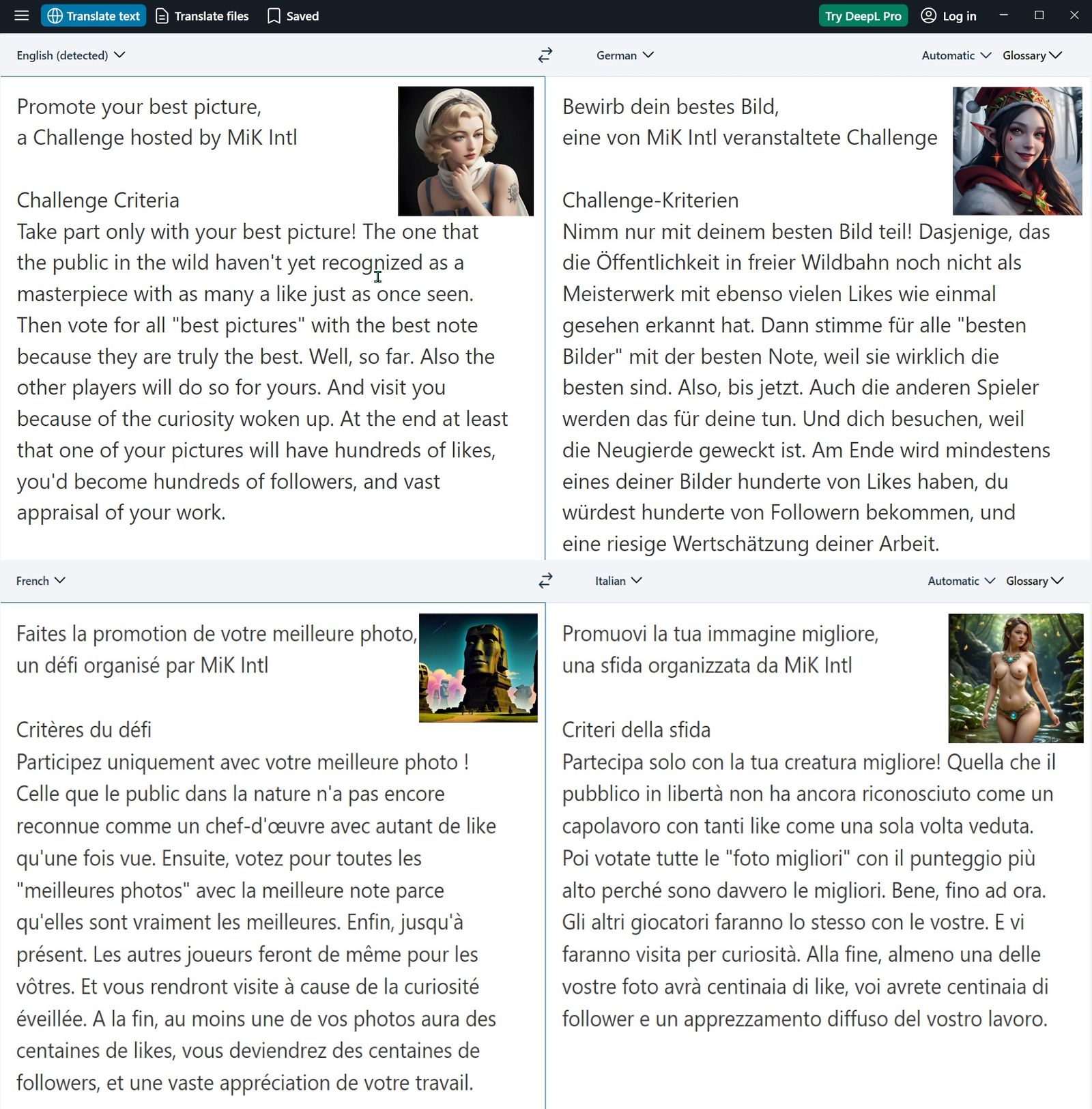 Promote your best picture! - AI Generated Artwork - NightCafe Creator