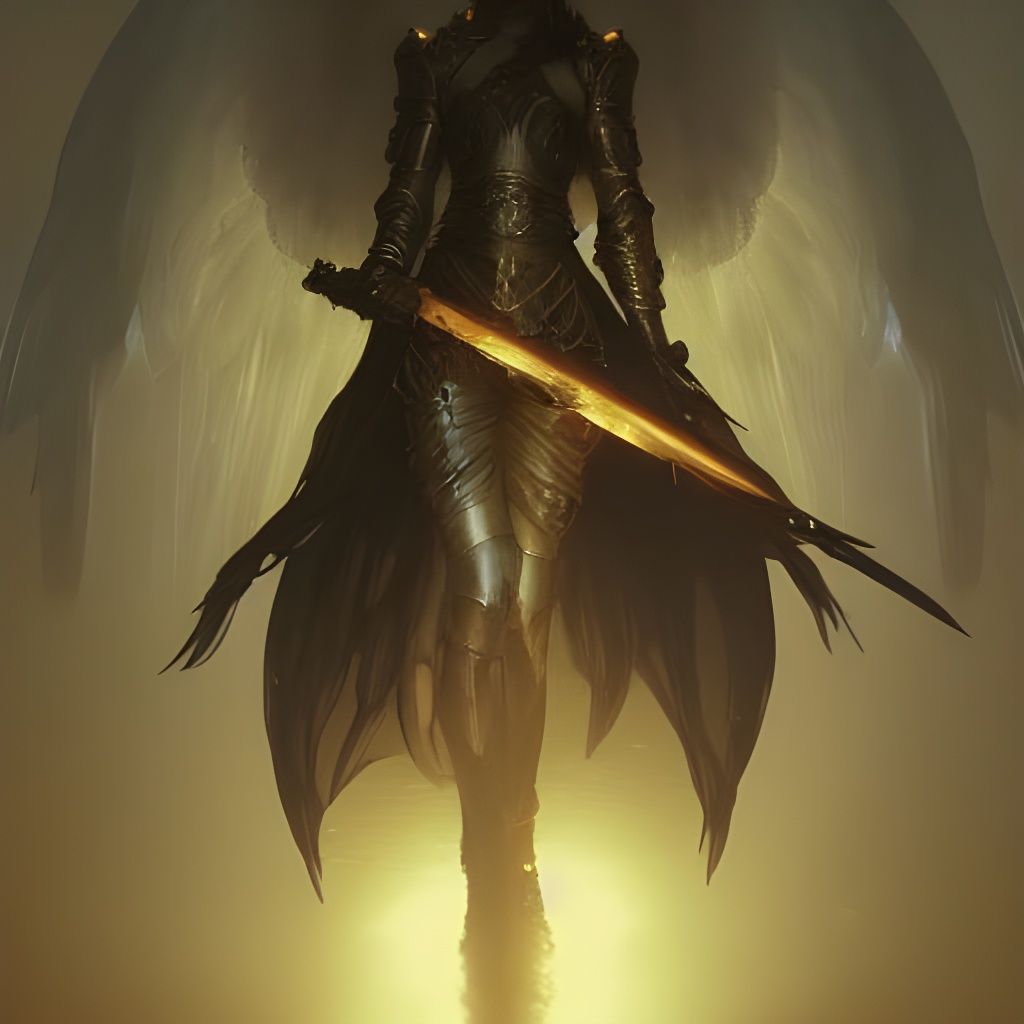 An angel knight - AI Generated Artwork - NightCafe Creator