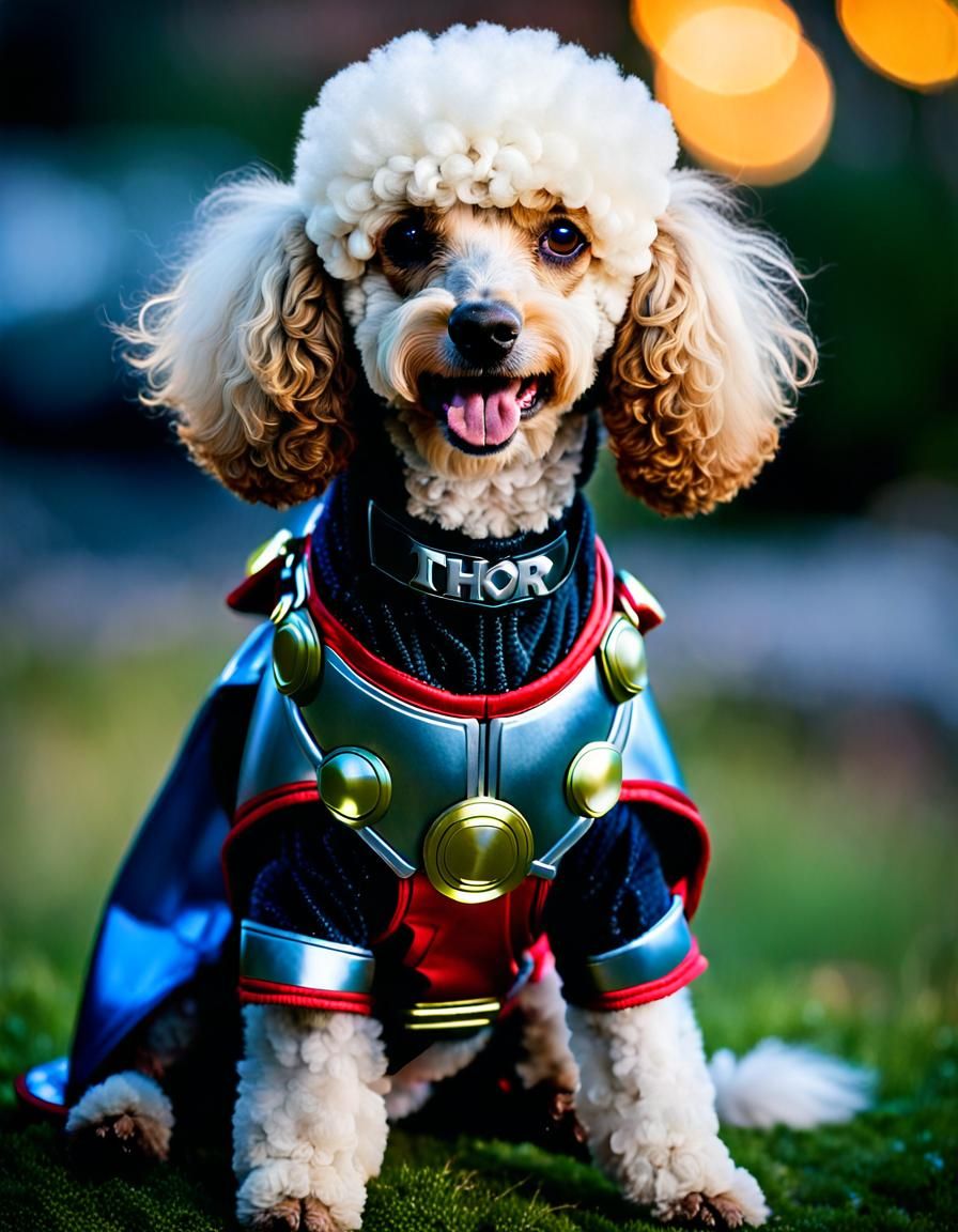 Thor Dog - AI Generated Artwork - NightCafe Creator