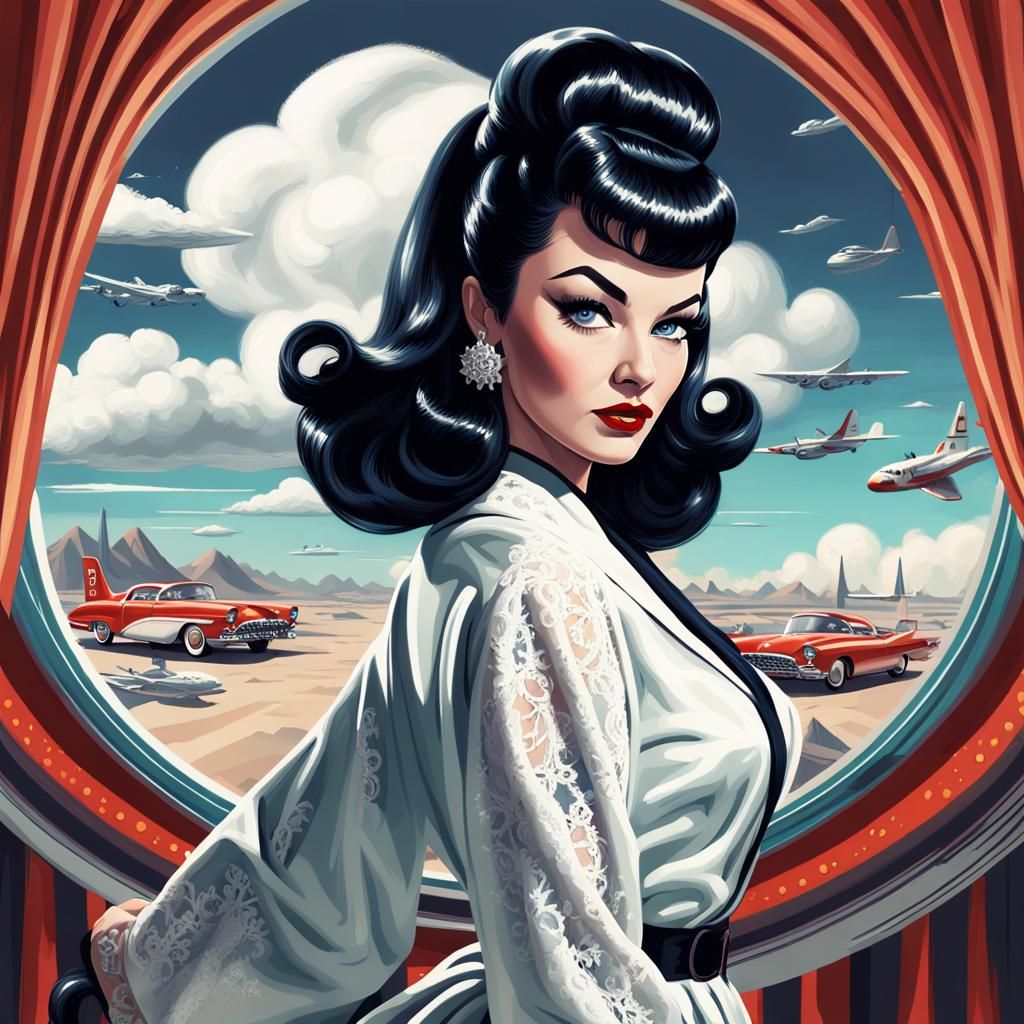 Pinup - AI Generated Artwork - NightCafe Creator