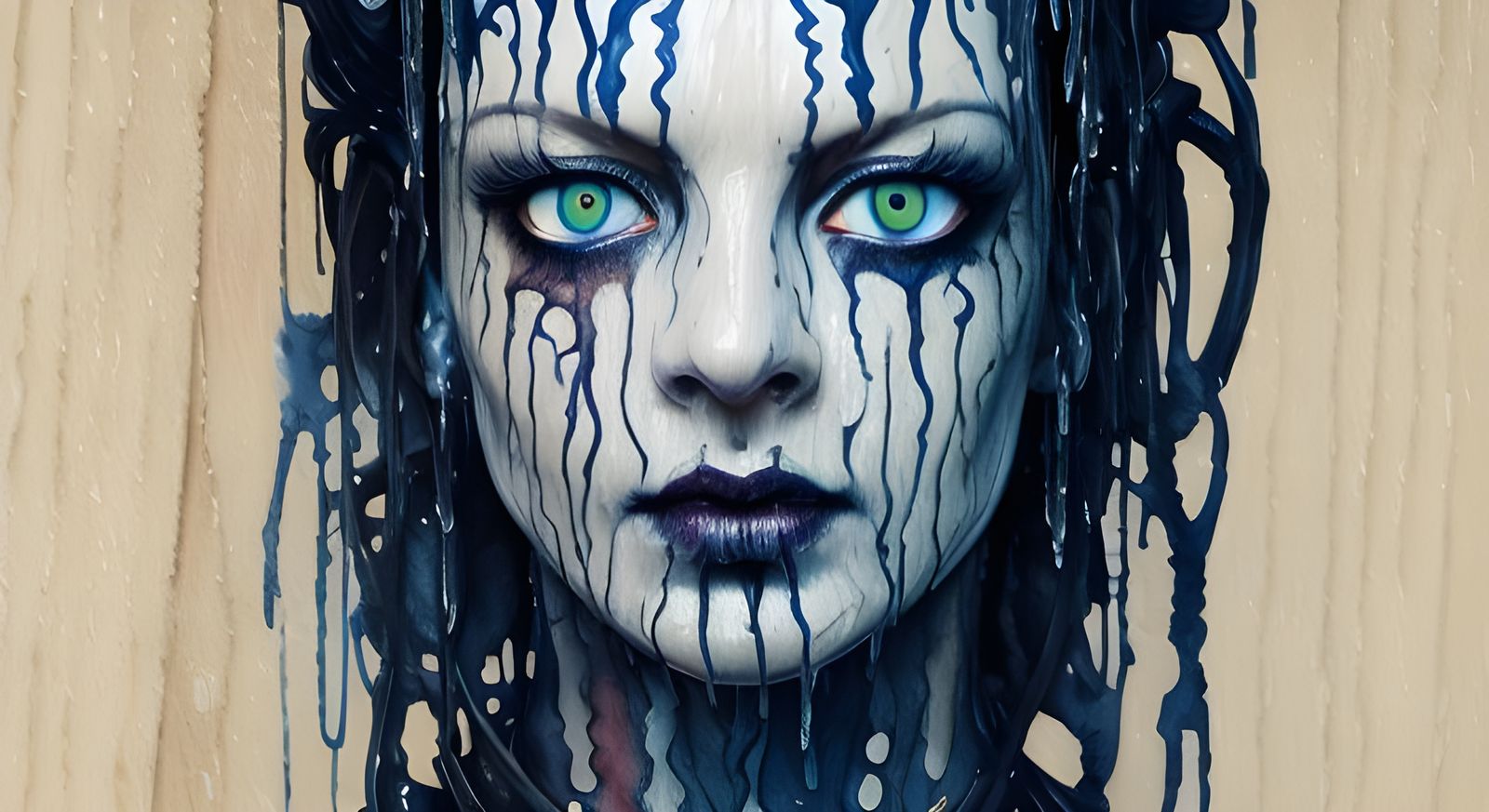 Mummy portrait symmetry - AI Generated Artwork - NightCafe Creator