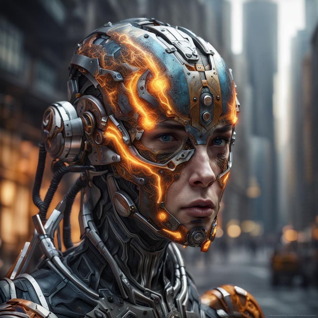 cyborg - AI Generated Artwork - NightCafe Creator