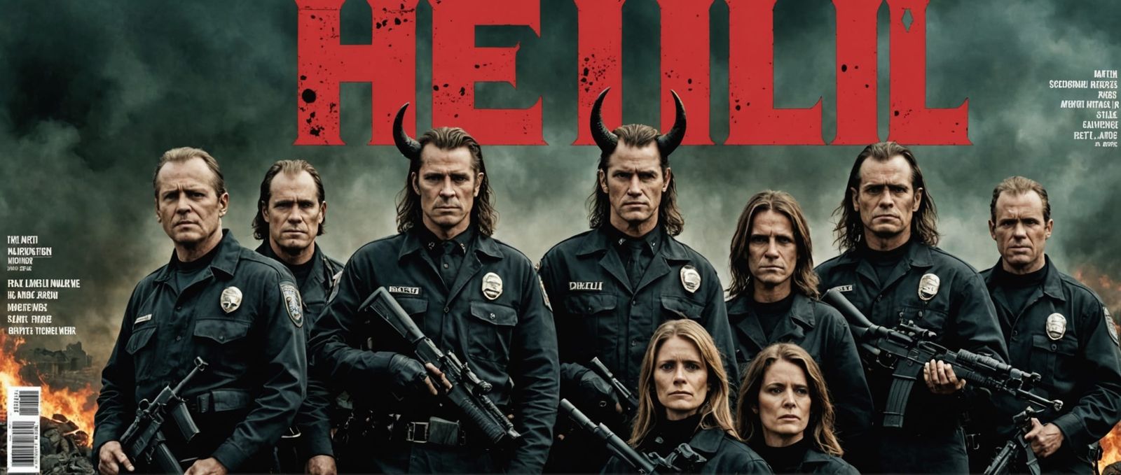 a magazine cover from hell magazine , a magazine for citizens of hell - AI Generated Artwork ...