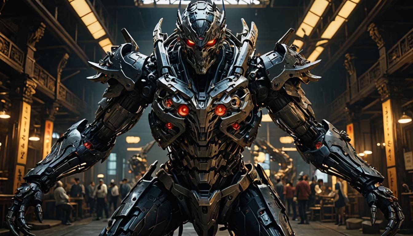 gray robot - AI Generated Artwork - NightCafe Creator