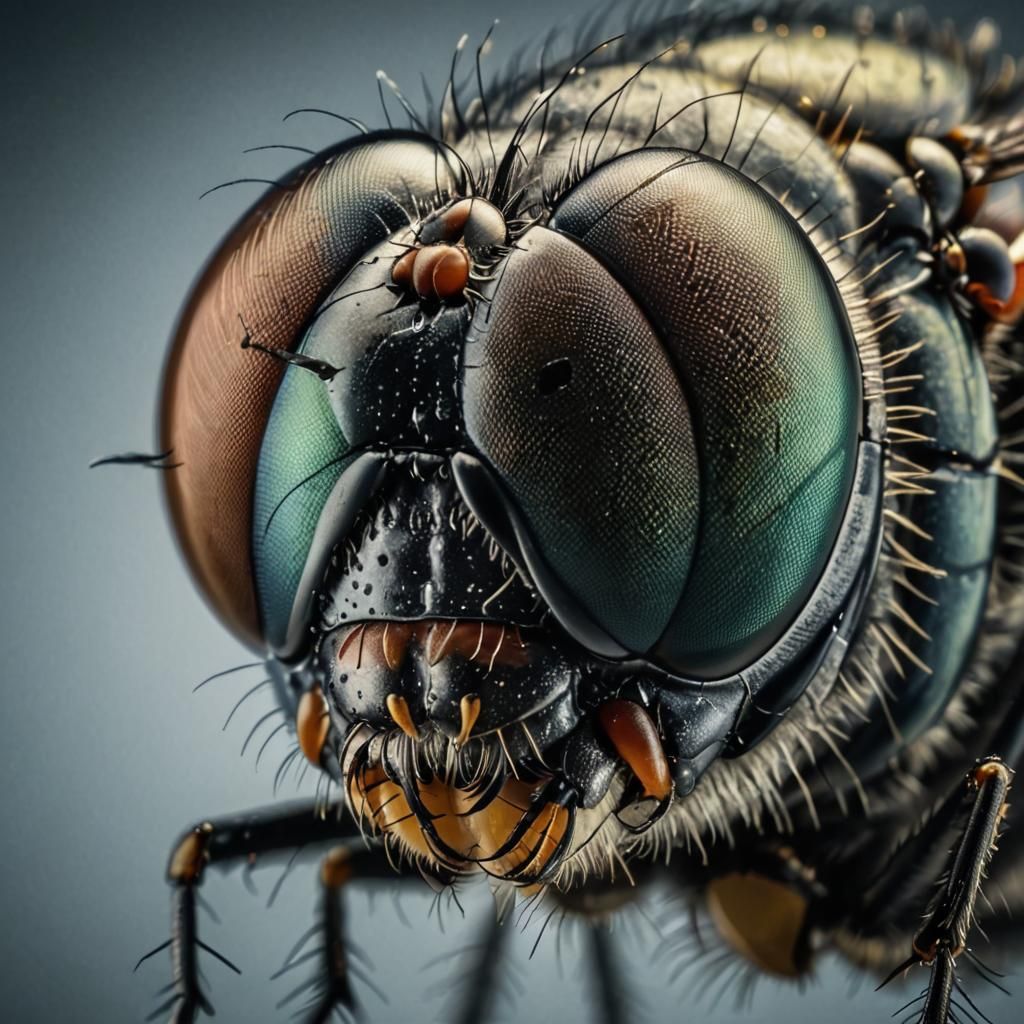 Eye of a fly - AI Generated Artwork - NightCafe Creator