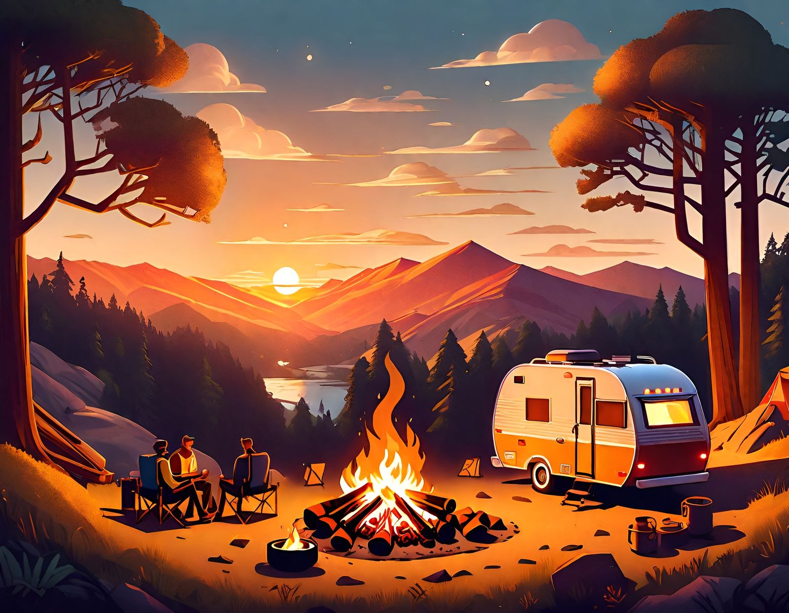 "Boy's Weekend" - AI Generated Artwork - NightCafe Creator