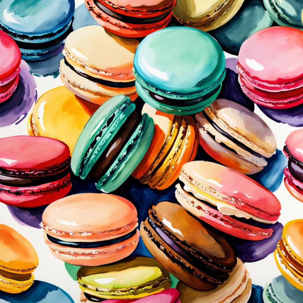 Macaron. - AI Generated Artwork - NightCafe Creator