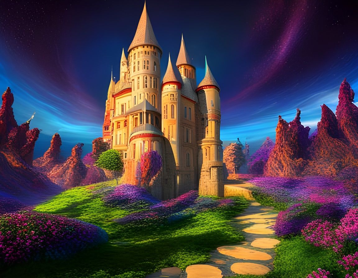 Lutum Castle - AI Generated Artwork - NightCafe Creator