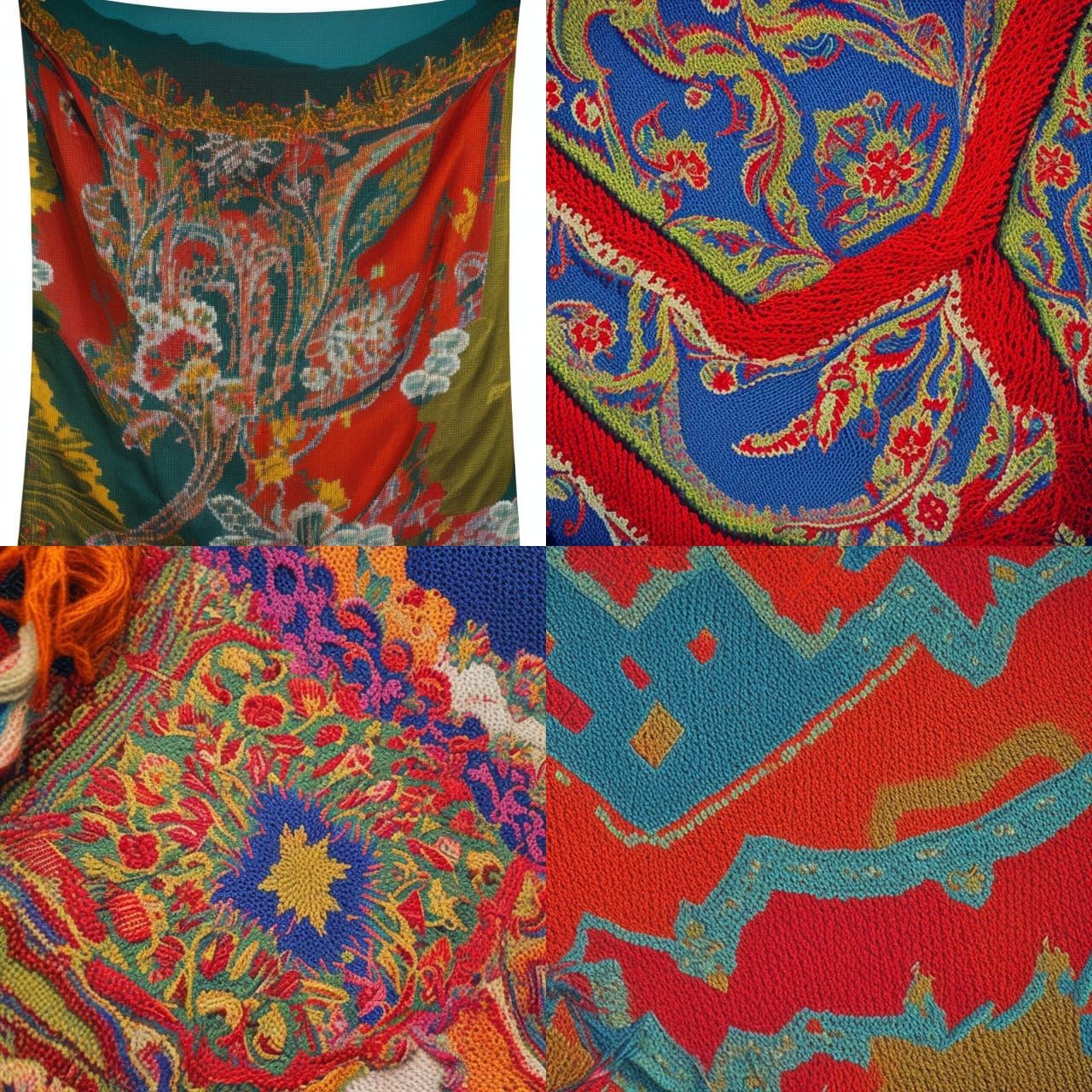 serbian knitting pattern srpska sara tapestry - AI Generated Artwork ...