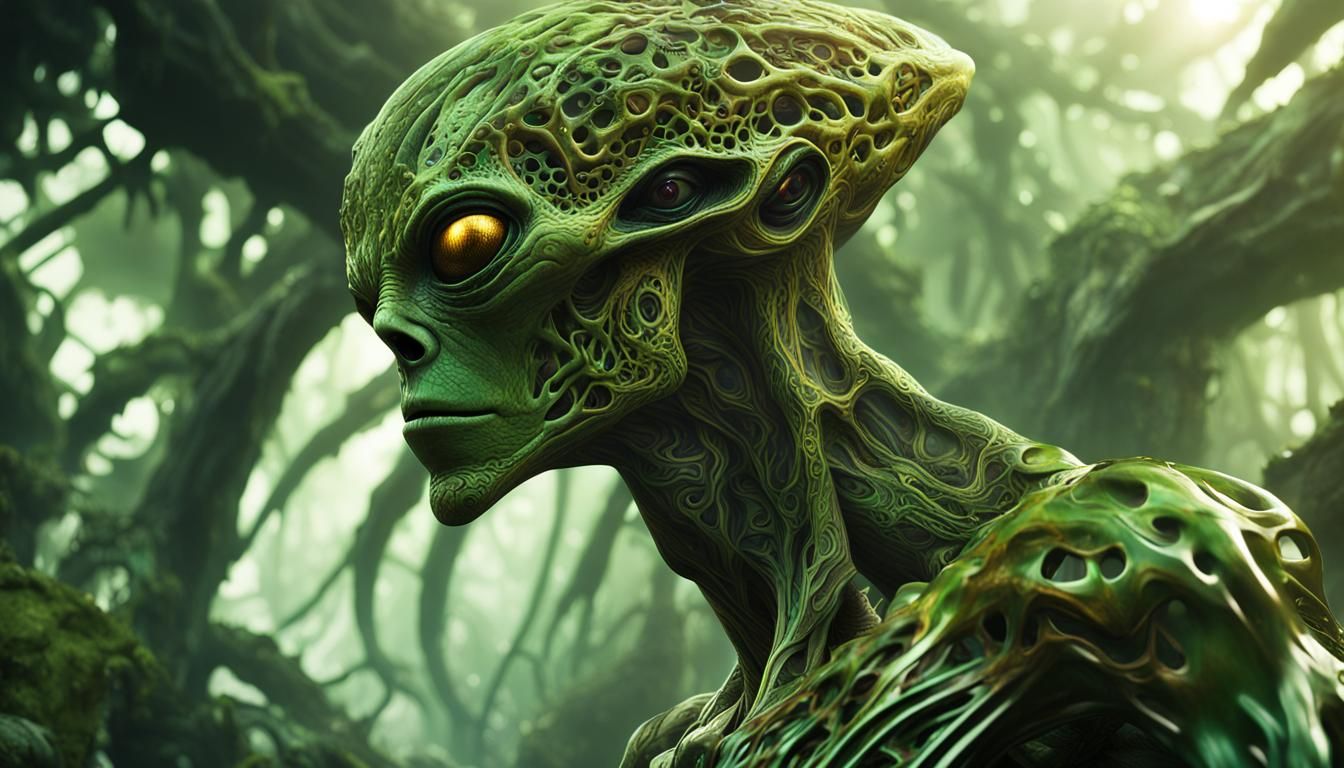 Alien jungle - AI Generated Artwork - NightCafe Creator