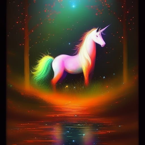 Rainbocorn - AI Generated Artwork - NightCafe Creator