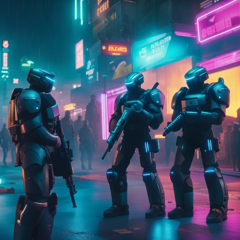 police bot - AI Generated Artwork - NightCafe Creator