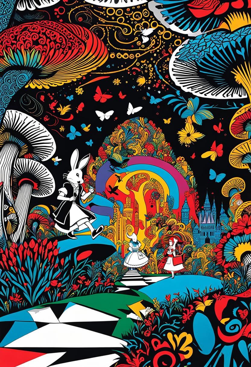 Waiting for Alice - AI Generated Artwork - NightCafe Creator