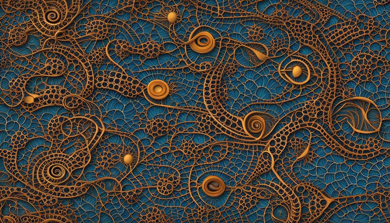 elliptic curve in fractal logic - AI Generated Artwork - NightCafe Creator