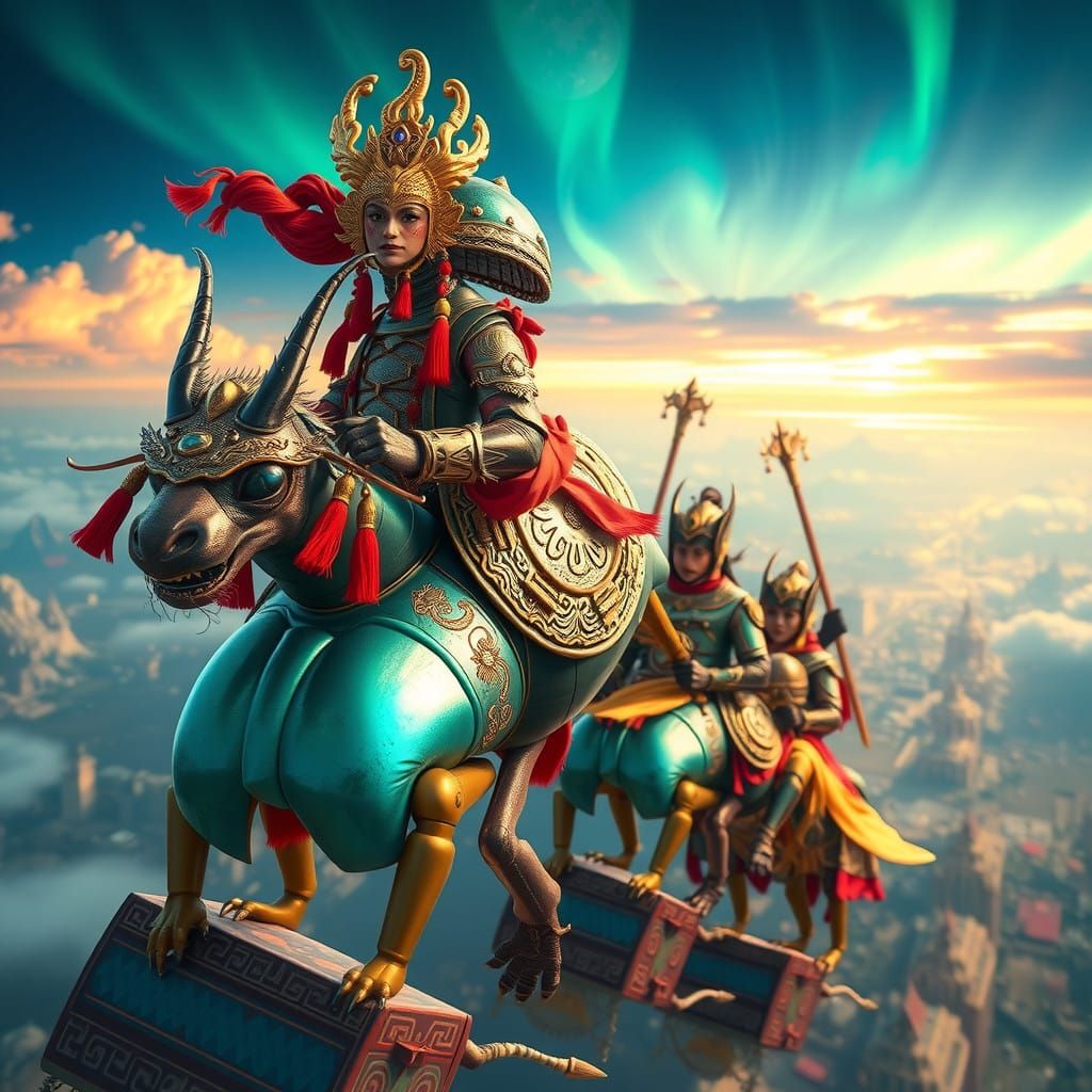 Hyper-vivid hyper-detailed 8k resolution cinematic of A hybrid humanoid ...