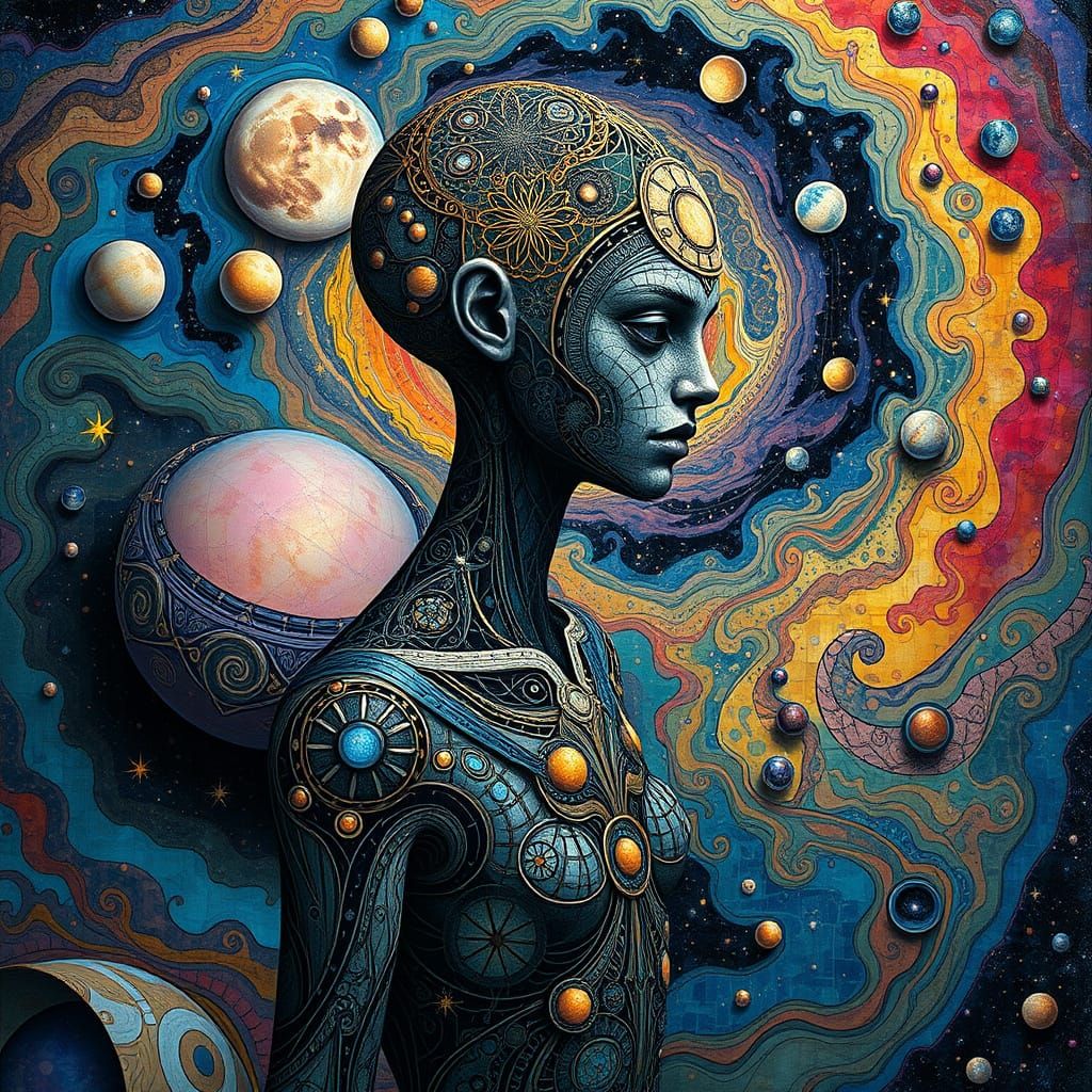 Life outside Earth - Cosmic Humanoid Emerge from Starry Abys...