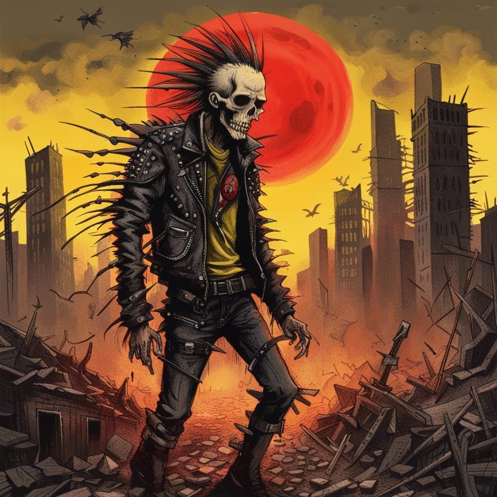 Nuclear Devastation : Metal-Punk Evocation - AI Generated Artwork ...