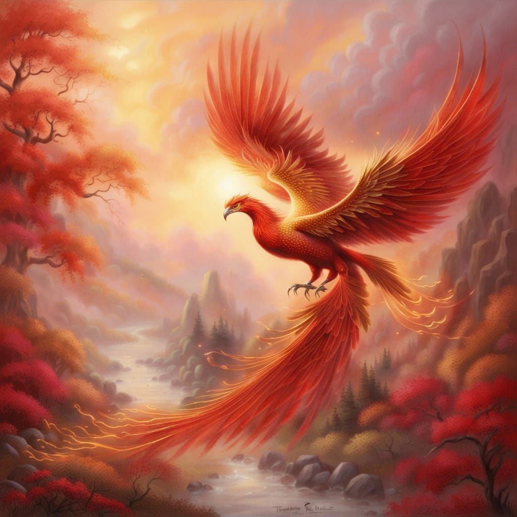 Phoenix - AI Generated Artwork - NightCafe Creator