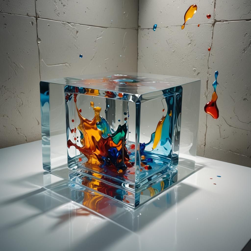 Cube Within A Cube. - AI Generated Artwork - NightCafe Creator