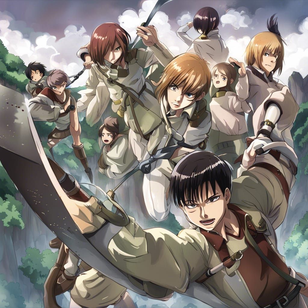 Attack On Titan - AI Generated Artwork - NightCafe Creator