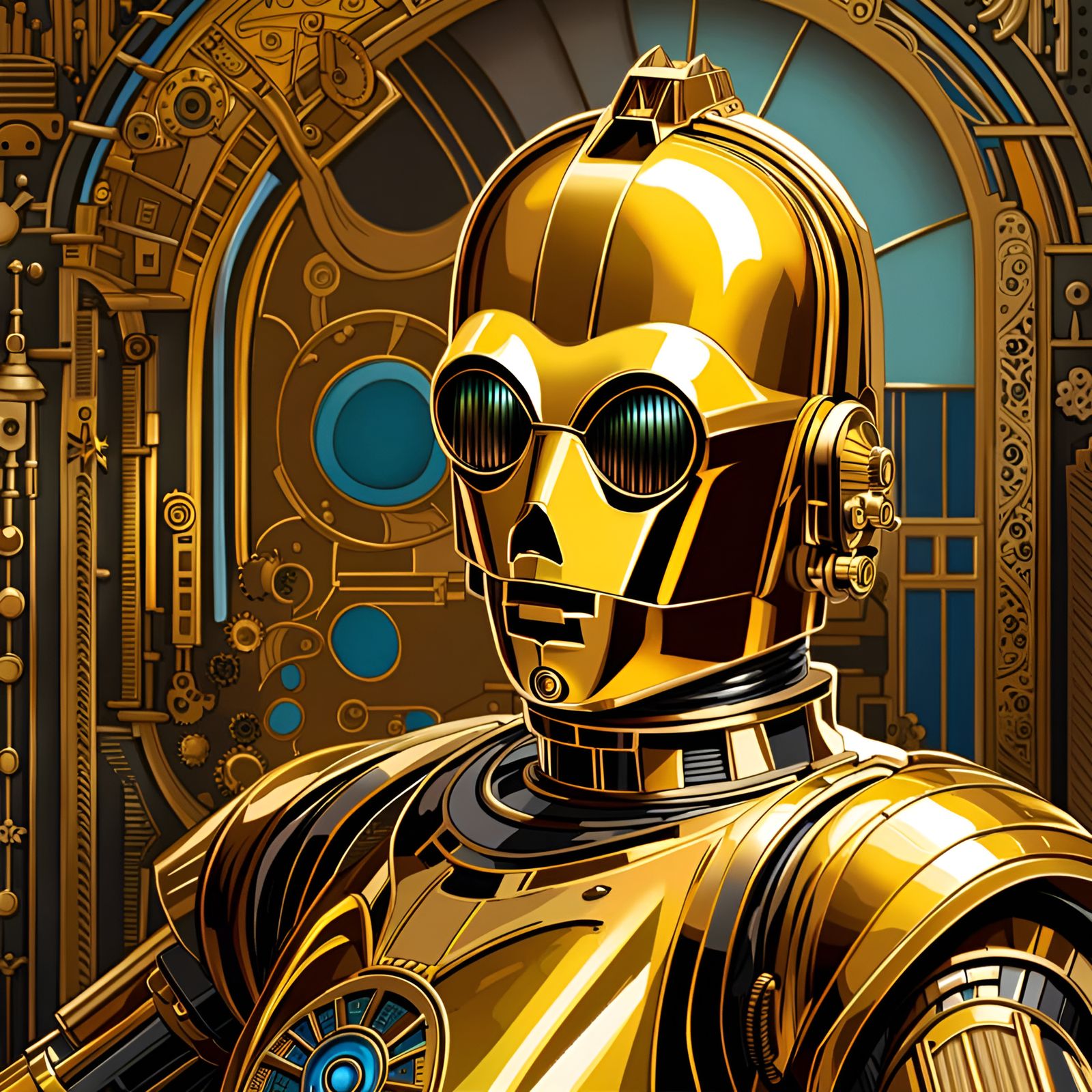 C3-PO - AI Generated Artwork - NightCafe Creator