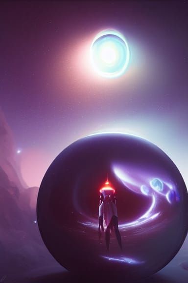 Galaxy ball - AI Generated Artwork - NightCafe Creator