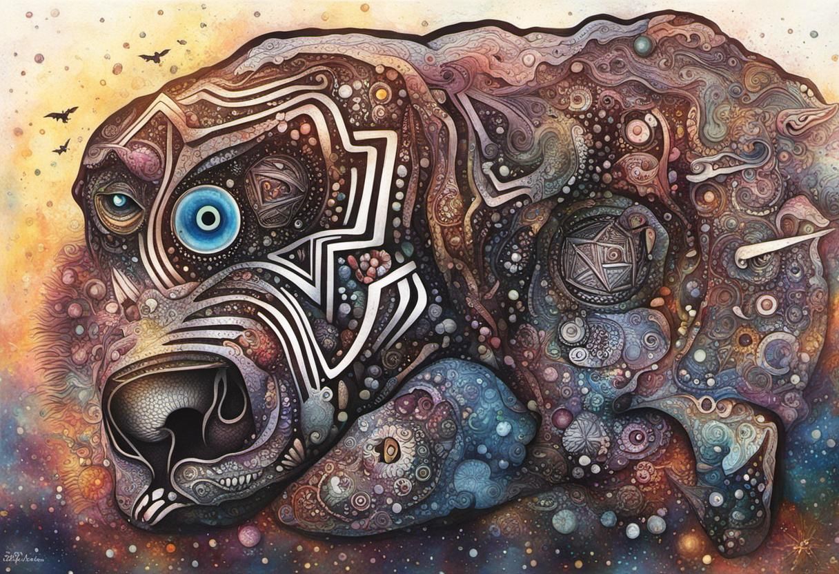 A multidimensional object makes a unreal surreal dent in the observing ...