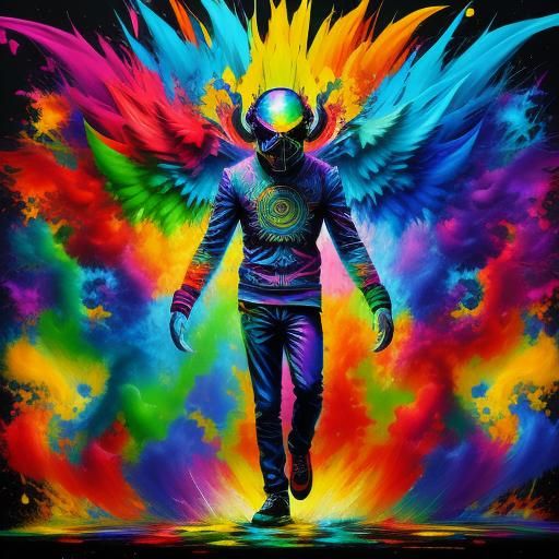 Asto-ET Angel - AI Generated Artwork - NightCafe Creator