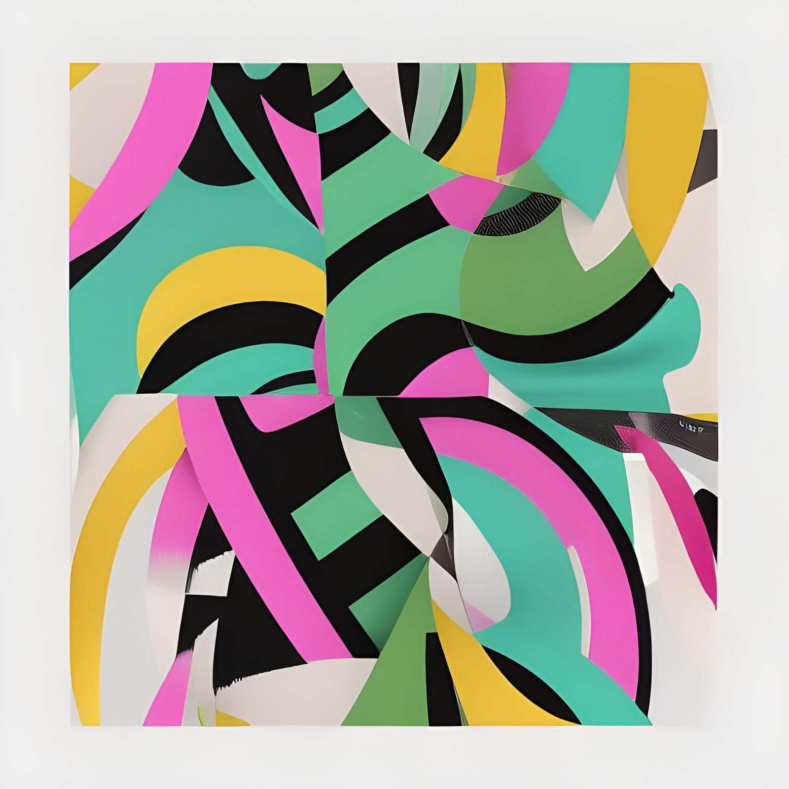 Abstract composition 2 - AI Generated Artwork - NightCafe Creator