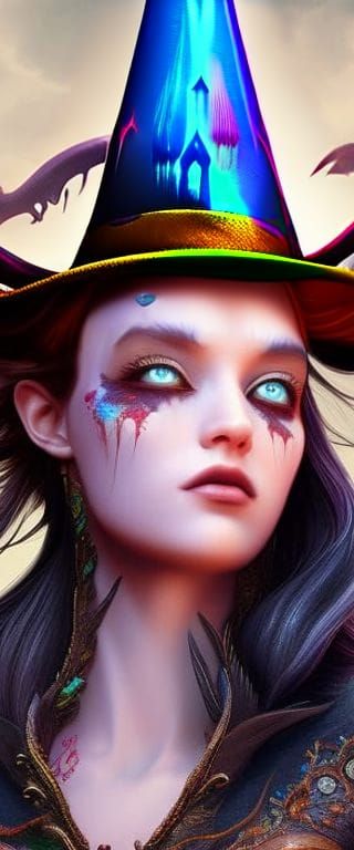 a witch portrait - AI Generated Artwork - NightCafe Creator