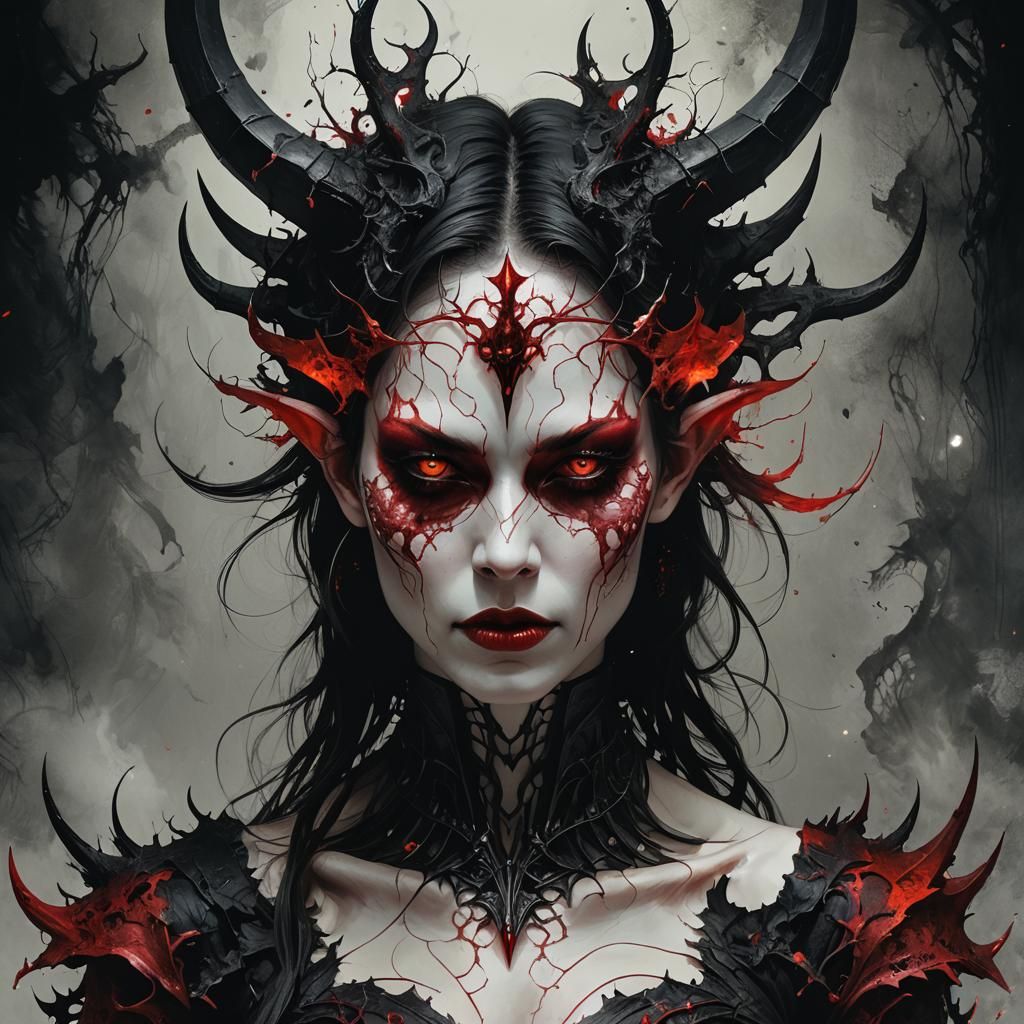 Demoness - AI Generated Artwork - NightCafe Creator