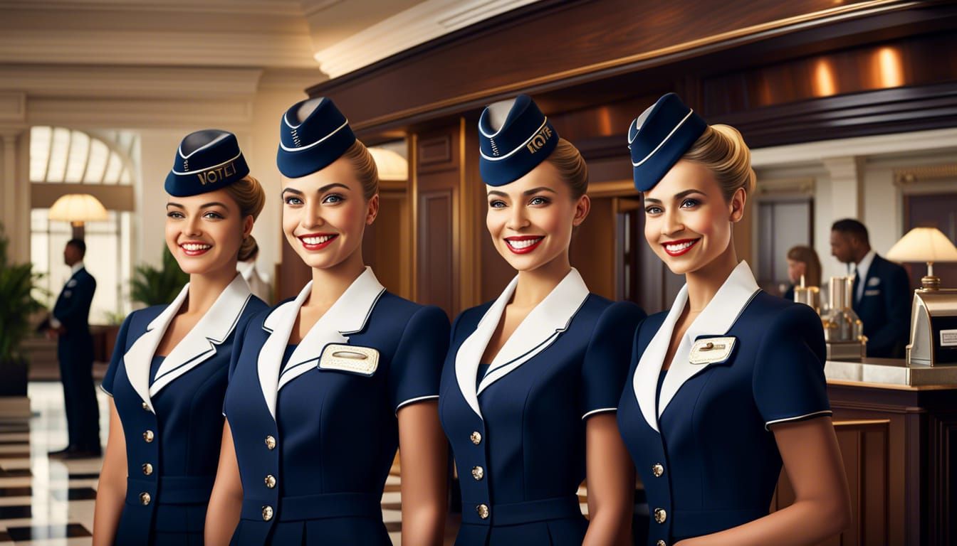 Today the quads are working in a high class London hotel