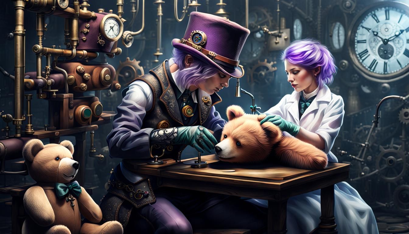 Musing on Steampunk Girls, Teddy Bears, Clockwork & What-nots - AI ...