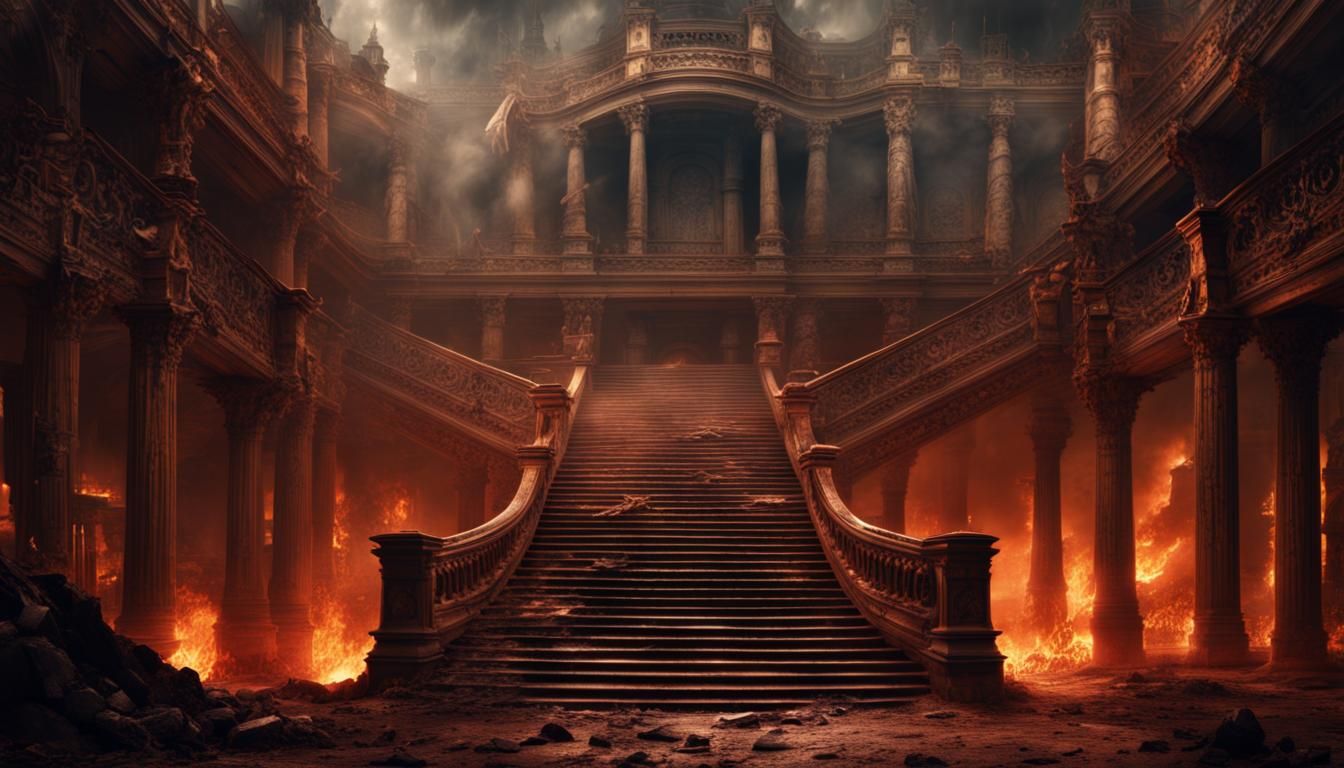 stairs to hell - AI Generated Artwork - NightCafe Creator