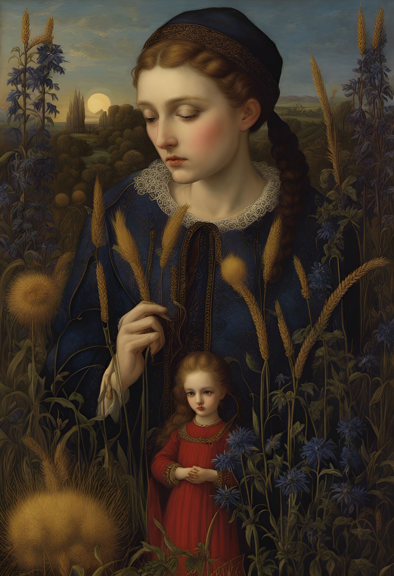Lughnasadh Robert Peake the Elder, Mark Ryden, hyperdetailed beautiful ...