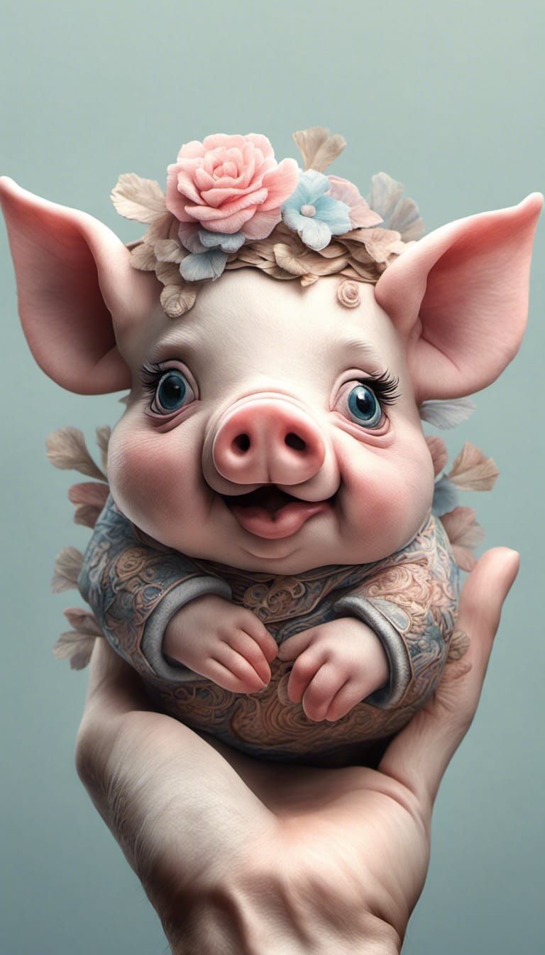 Pig - AI Generated Artwork - NightCafe Creator