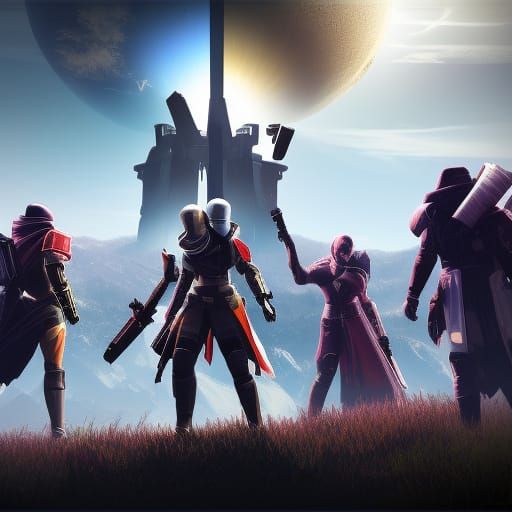 Destiny 2 Background - AI Generated Artwork - NightCafe Creator