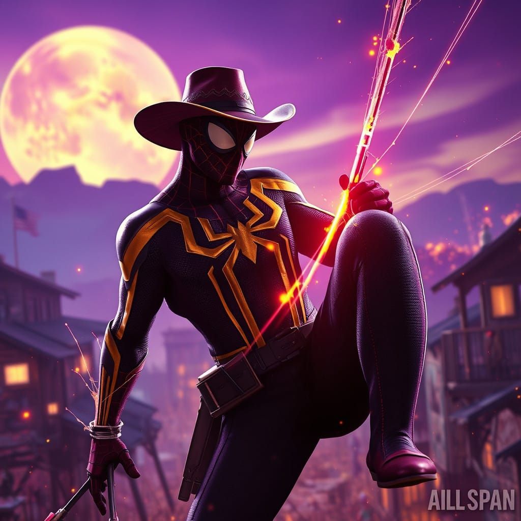 wild west spider-man - Wild West Spider-Man Concept Art in D...