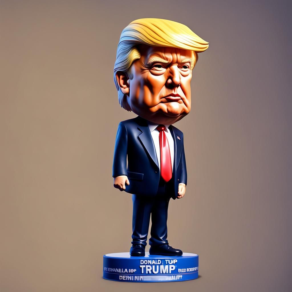 (Donald Trump Bobblehead)(big head) - AI Generated Artwork - NightCafe ...