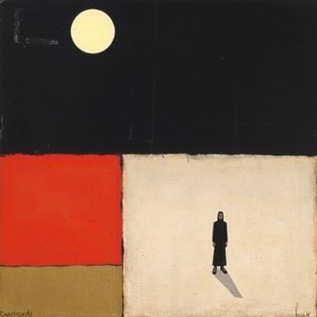 "Abstract Sorrow" - Abstract Expression of Emotion