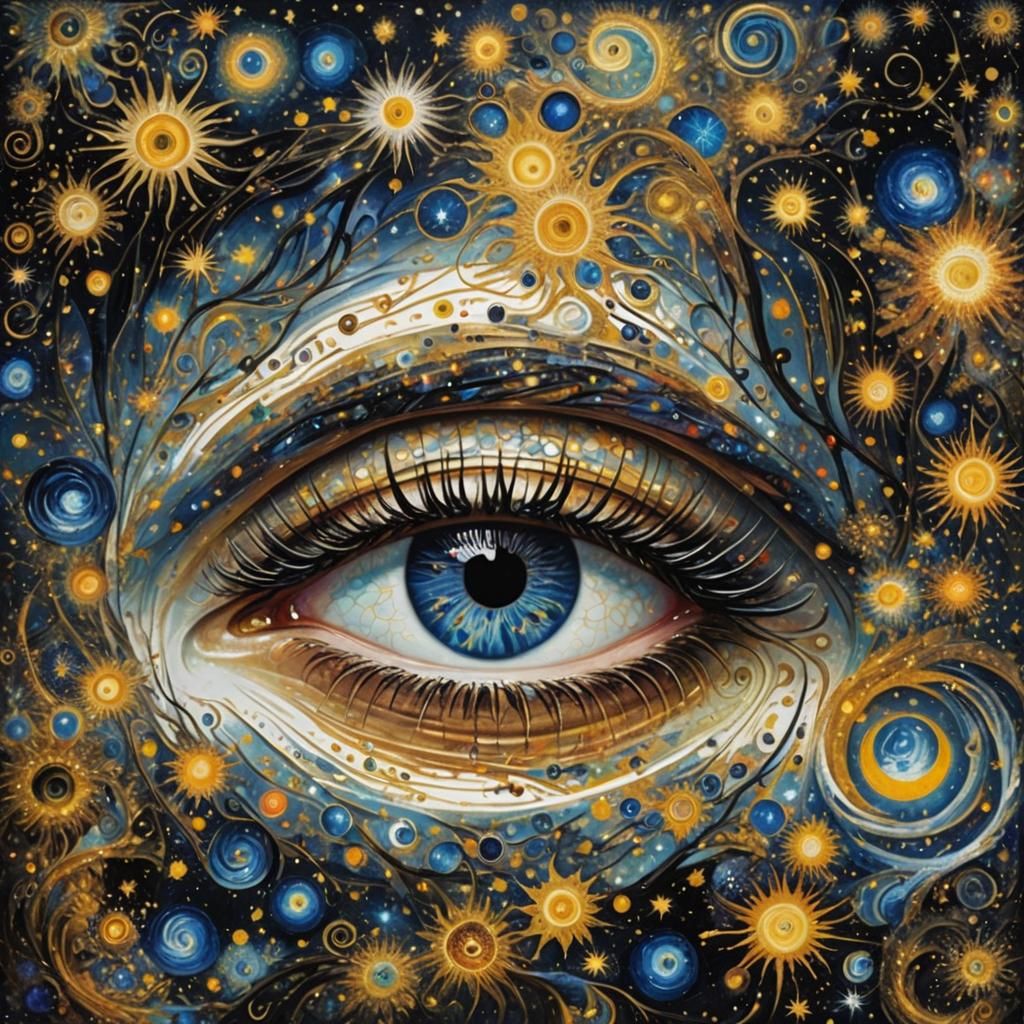 Amazing The eyeMade of calligraphy art, magic words, beautiful, complex and delicate of the ...