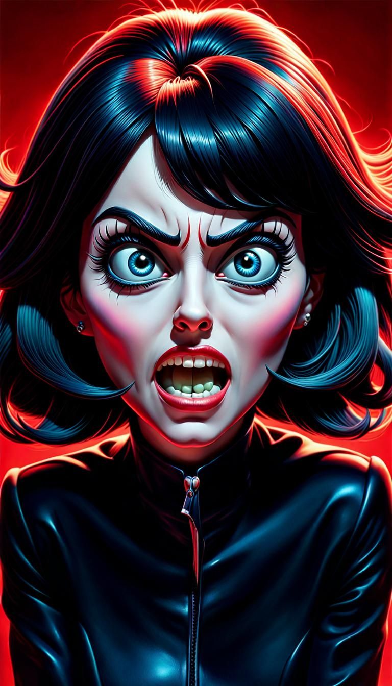 Angry Girl - AI Generated Artwork - NightCafe Creator